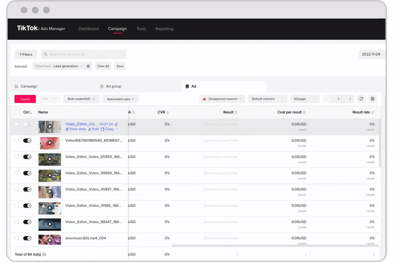 How to Edit Ad Settings | TikTok Ads Manager