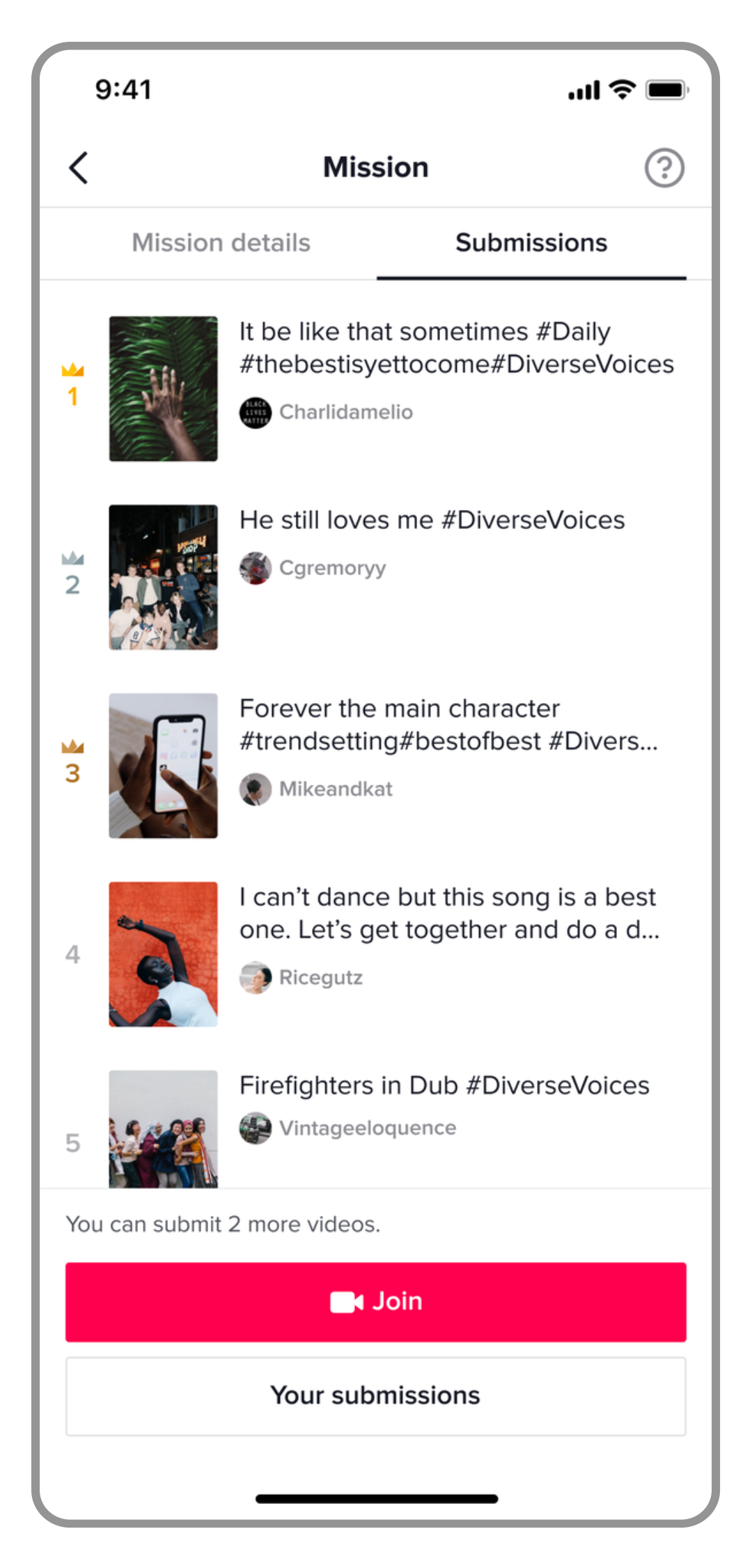 Branded Mission Ad Specs | TikTok Ads Manager
