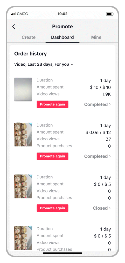 About Promote on TikTok