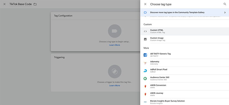 Get Started with Google Tag Manager | TikTok Ads Manager